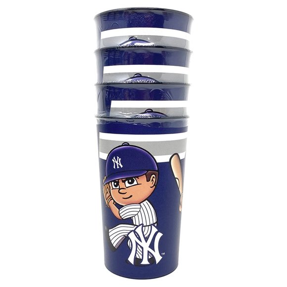 Dining | Mlb New York Yankees 22oz Party Cup 4pack | Poshmark